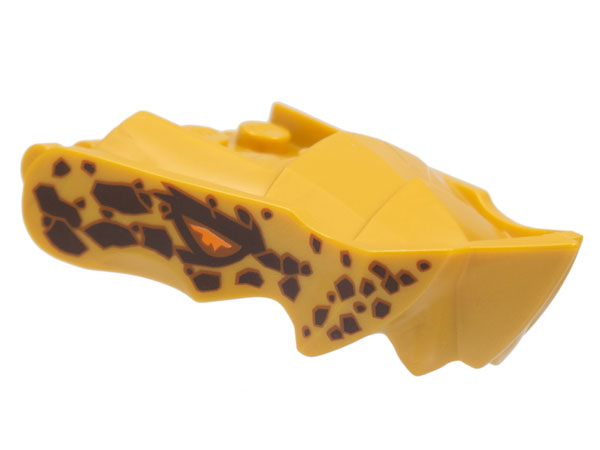 LEGO Reptilien/ Dinos/ Drachen - Drachenkopf mit 2 Stangengriffen und